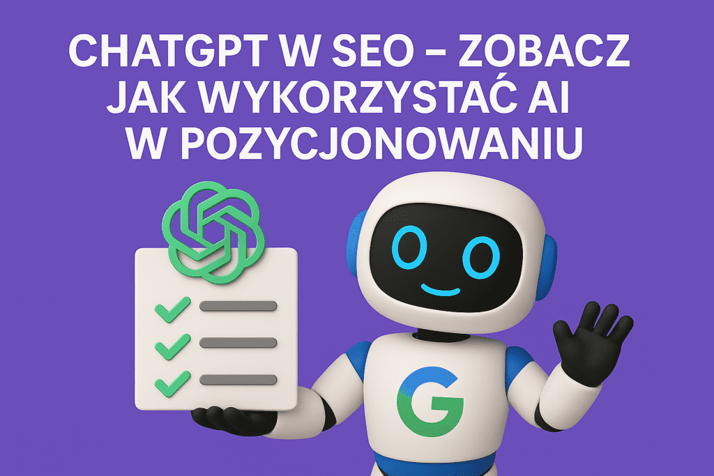 ChatGPT w SEO - Zobacz jak wykorzystać AI w pozycjonowaniu Justidea Agency